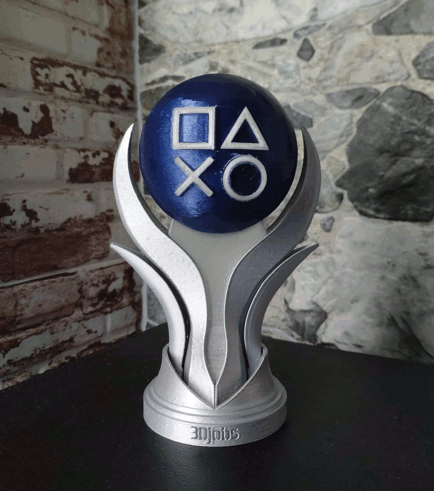 Archivo STL New PS5 Platinum Trophy Dise o Para Descargar Y Imprimir