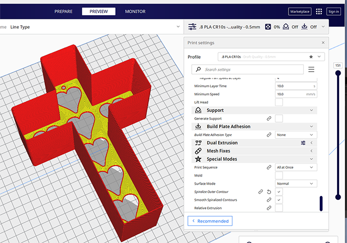 Free STL file Cross & Hearts ・3D printable design to download・Cults