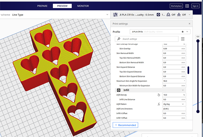 Free STL file Cross & Hearts ・3D printable design to download・Cults