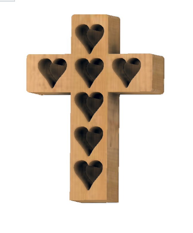 Free STL file Cross & Hearts ・3D printable design to download・Cults