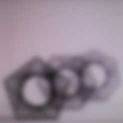 Download free STL file Polygons optical effect • 3D printing template ...