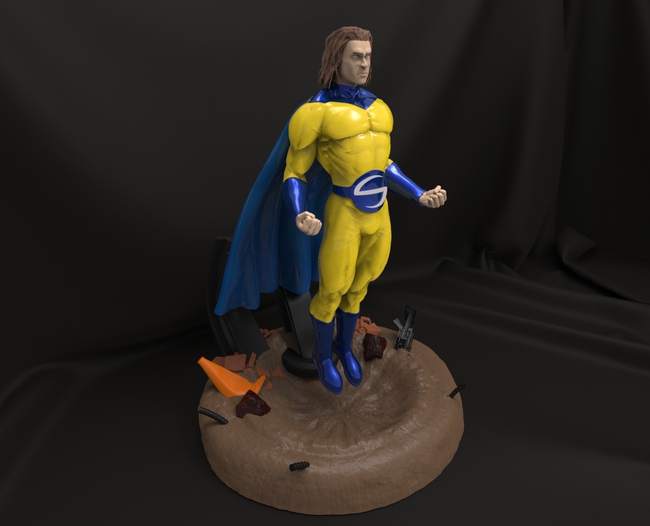 STL file Sentry 3D Printing Figurine Assembly 3D model 🦸・3D printing ...