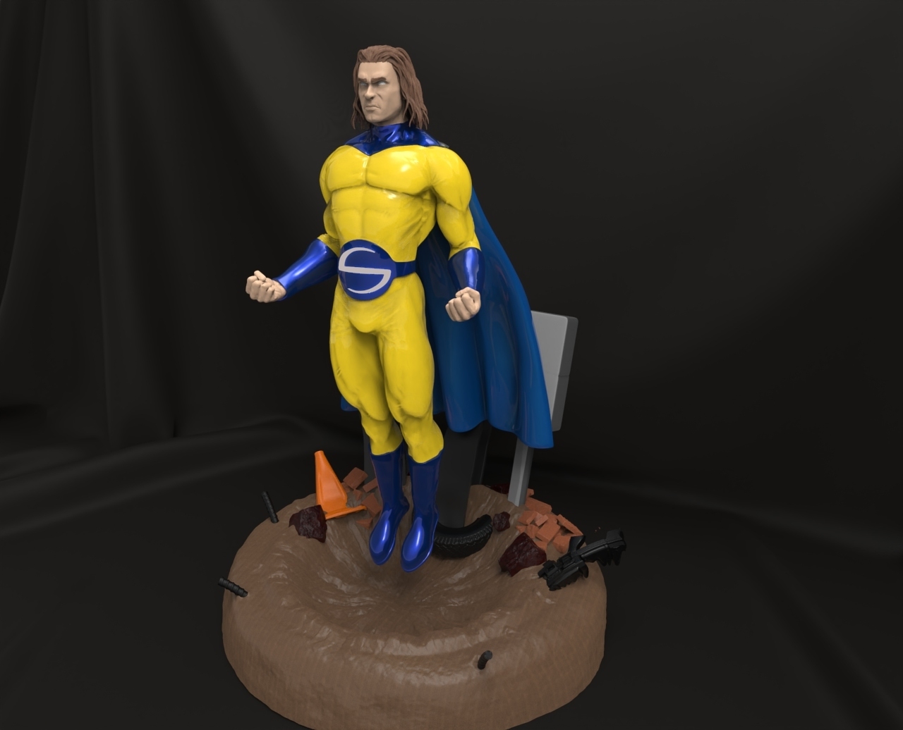 STL file Sentry 3D Printing Figurine Assembly 3D model 🦸・3D printing ...