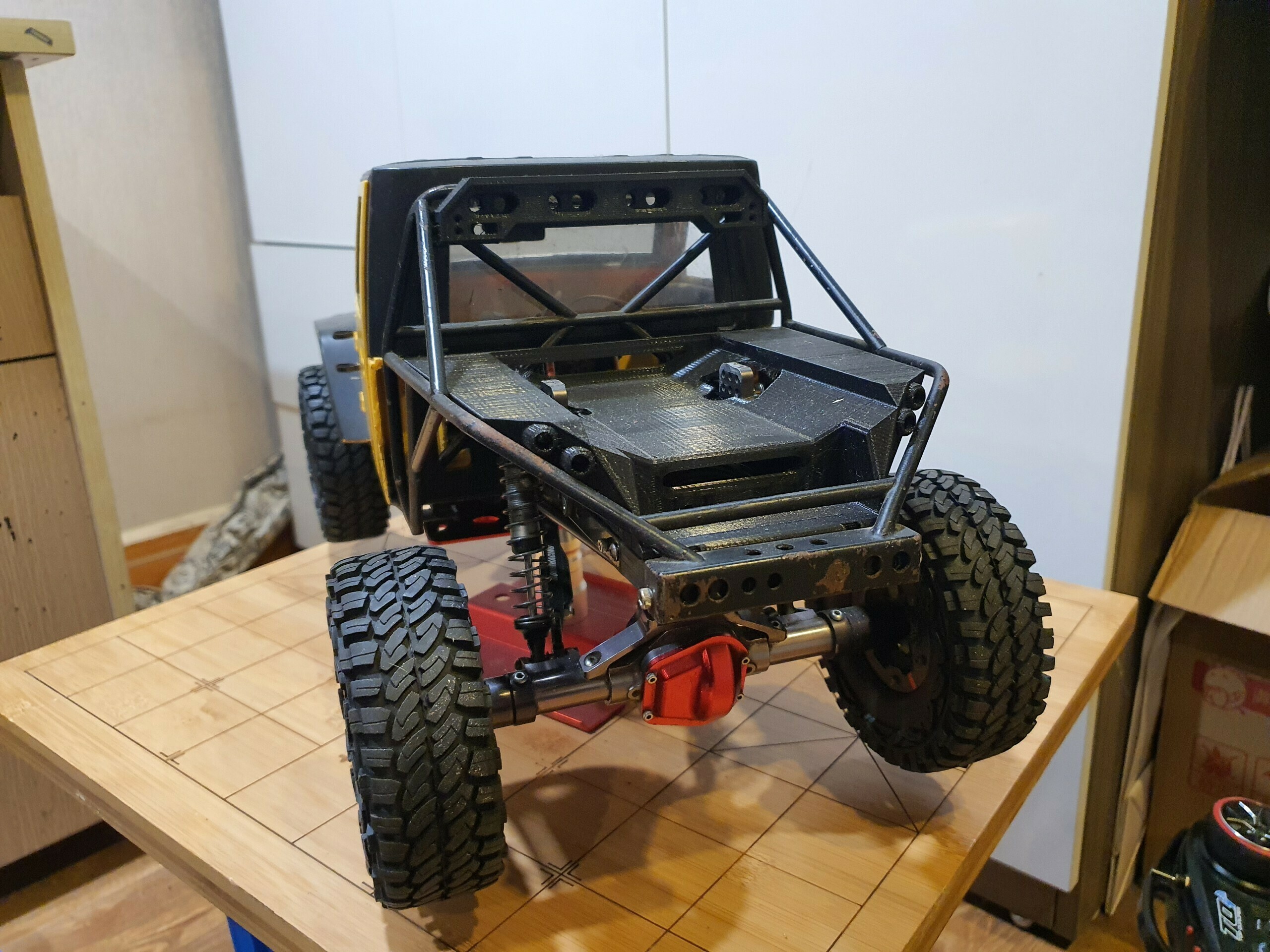STL file SCX10 CRAWLER HALFCAGE (without rear lightbar) 📻・3D printing ...