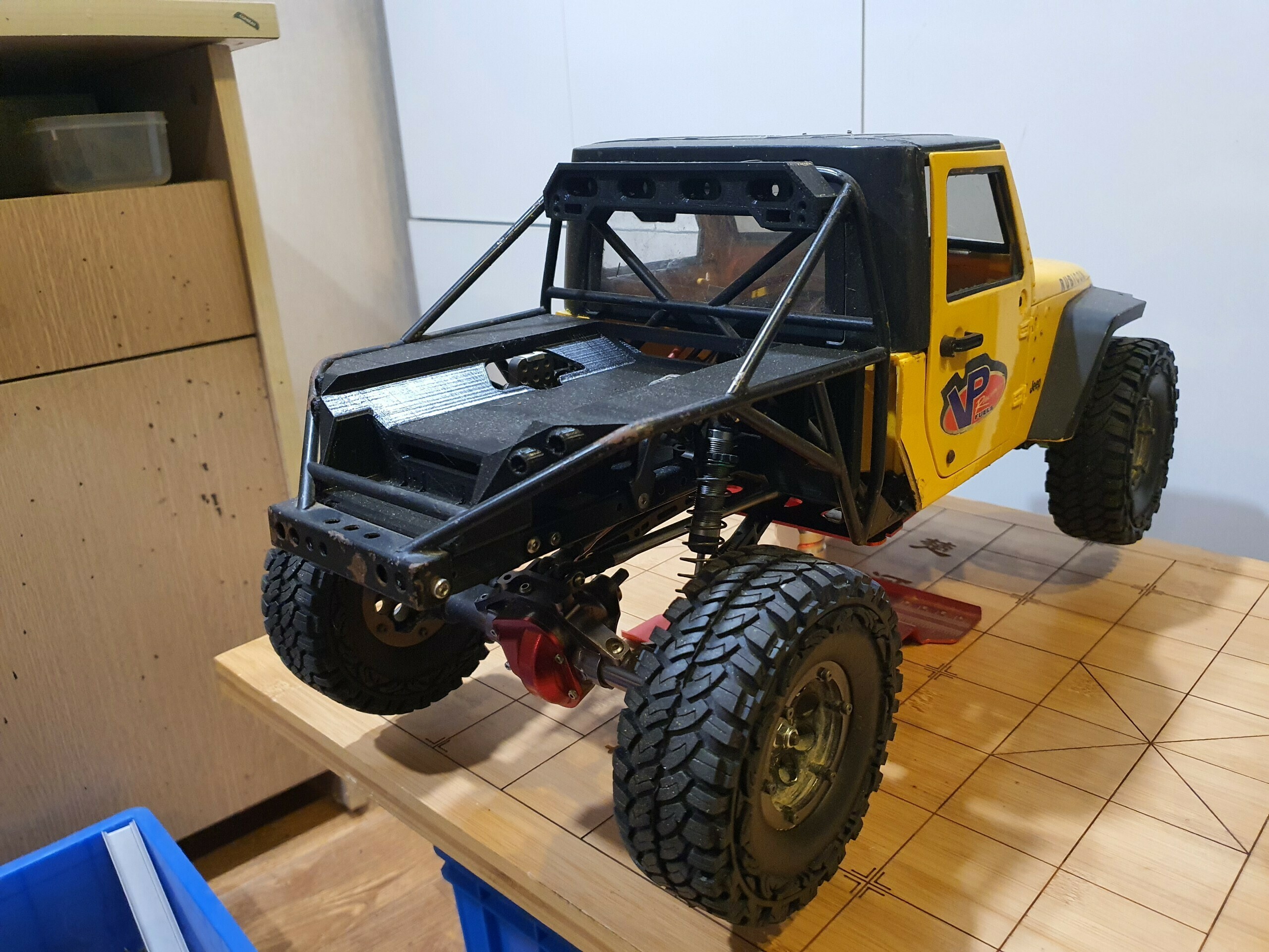 STL file SCX10 CRAWLER HALFCAGE (without rear lightbar) 📻・3D printing ...