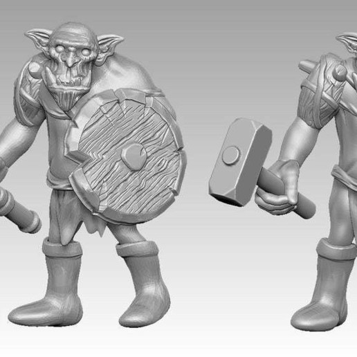 Download free STL files Miniature - Orc 1 (2017) ・ Cults