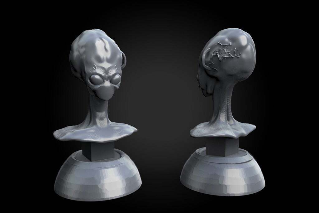 Free STL file Misc. - Alien Bust (2016)・3D print model to download・Cults