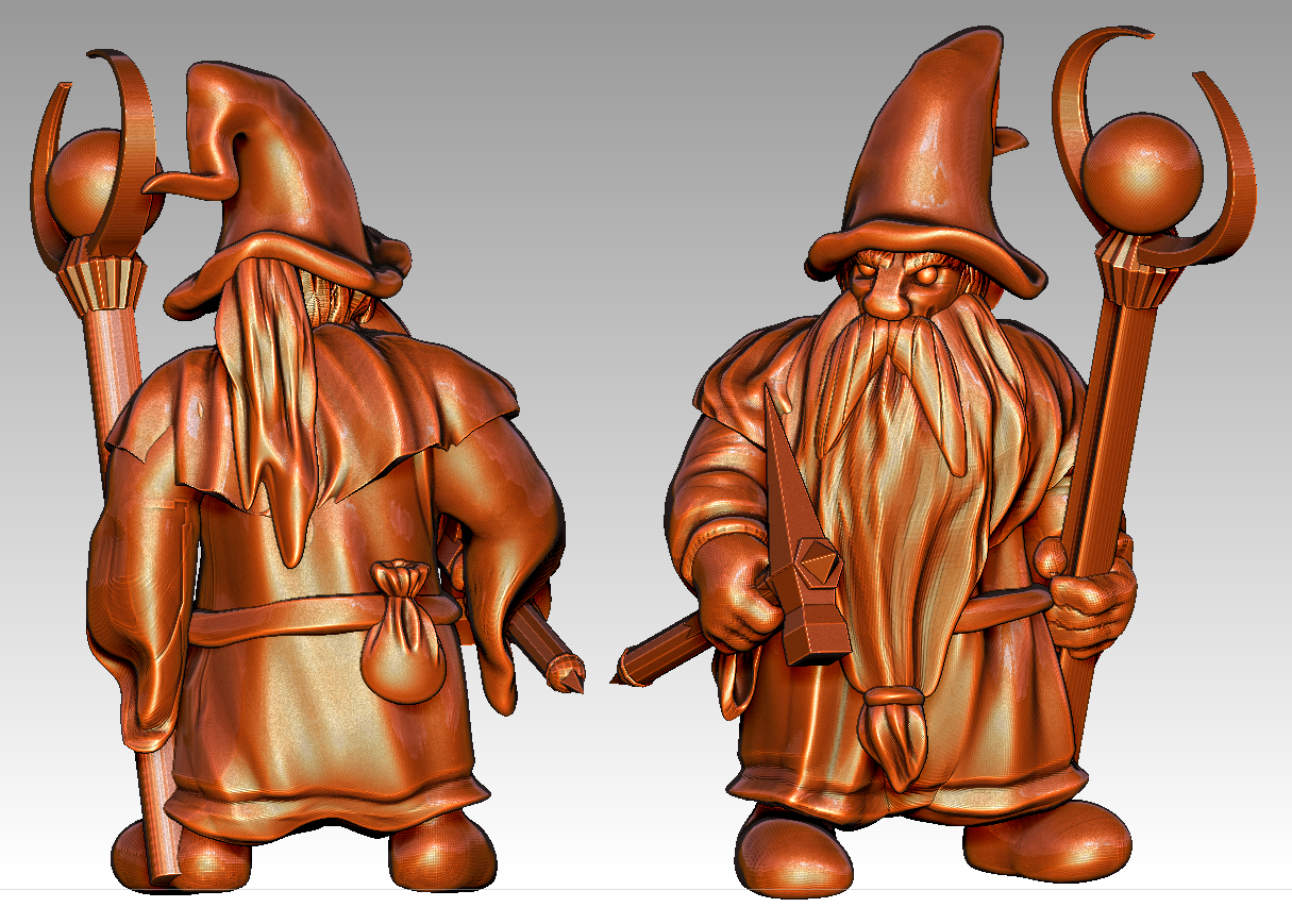 Бесплатный STL файл Miniature - Dwarf Wizard (2017)・Модель 3D-принтера ...