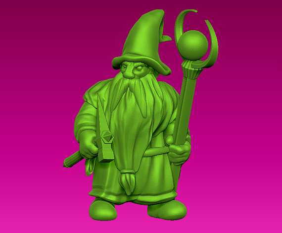 Бесплатный STL файл Miniature - Dwarf Wizard (2017)・Модель 3D-принтера ...