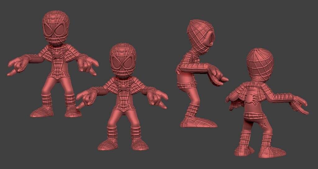 Free STL file Keshiverse - Spider-man (Comic)・3D printing design to ...