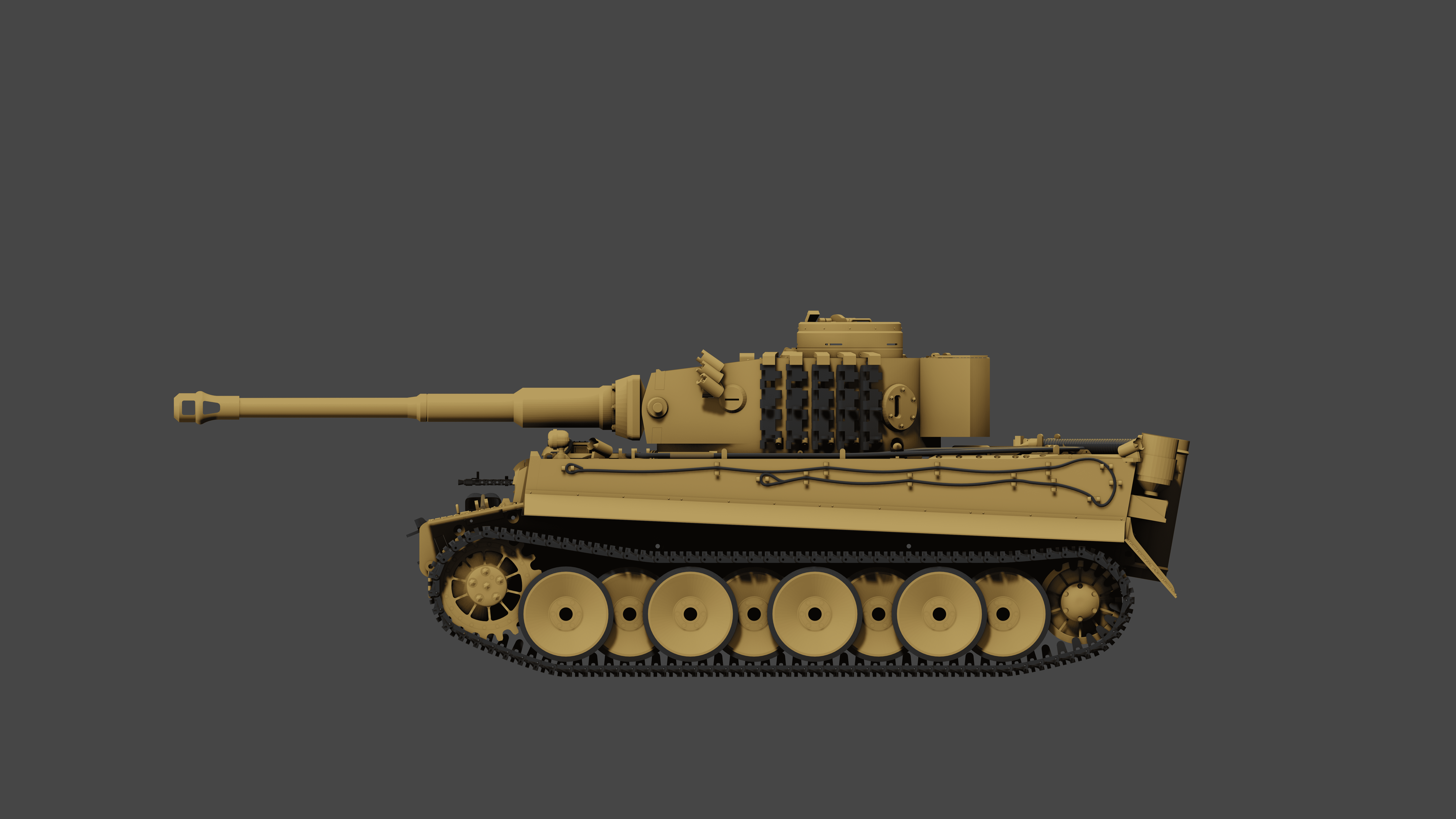 3D file Panzerkampfwagen VI Ausf. (H / E) «Tiger» 🐅・3D printable design ...