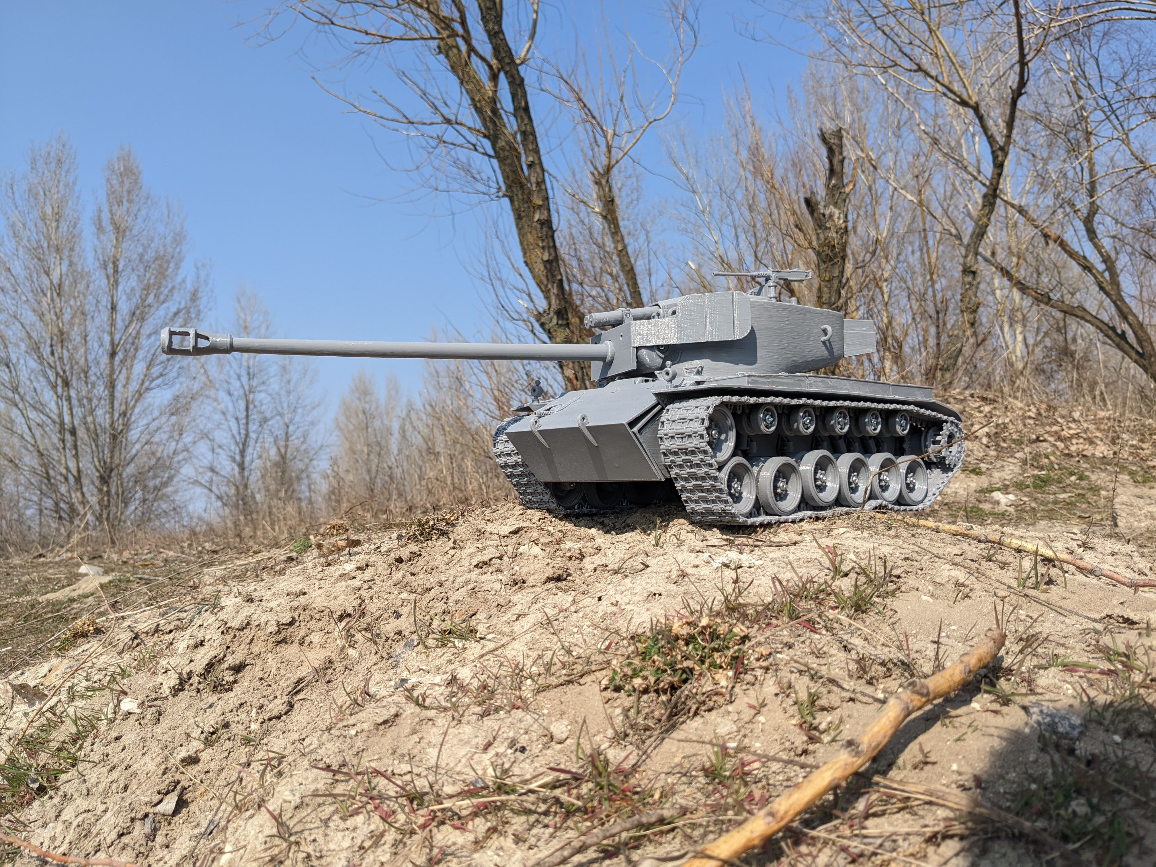 3D file T26E4 "Super Pershing" 🪖・3D print model to download・Cults