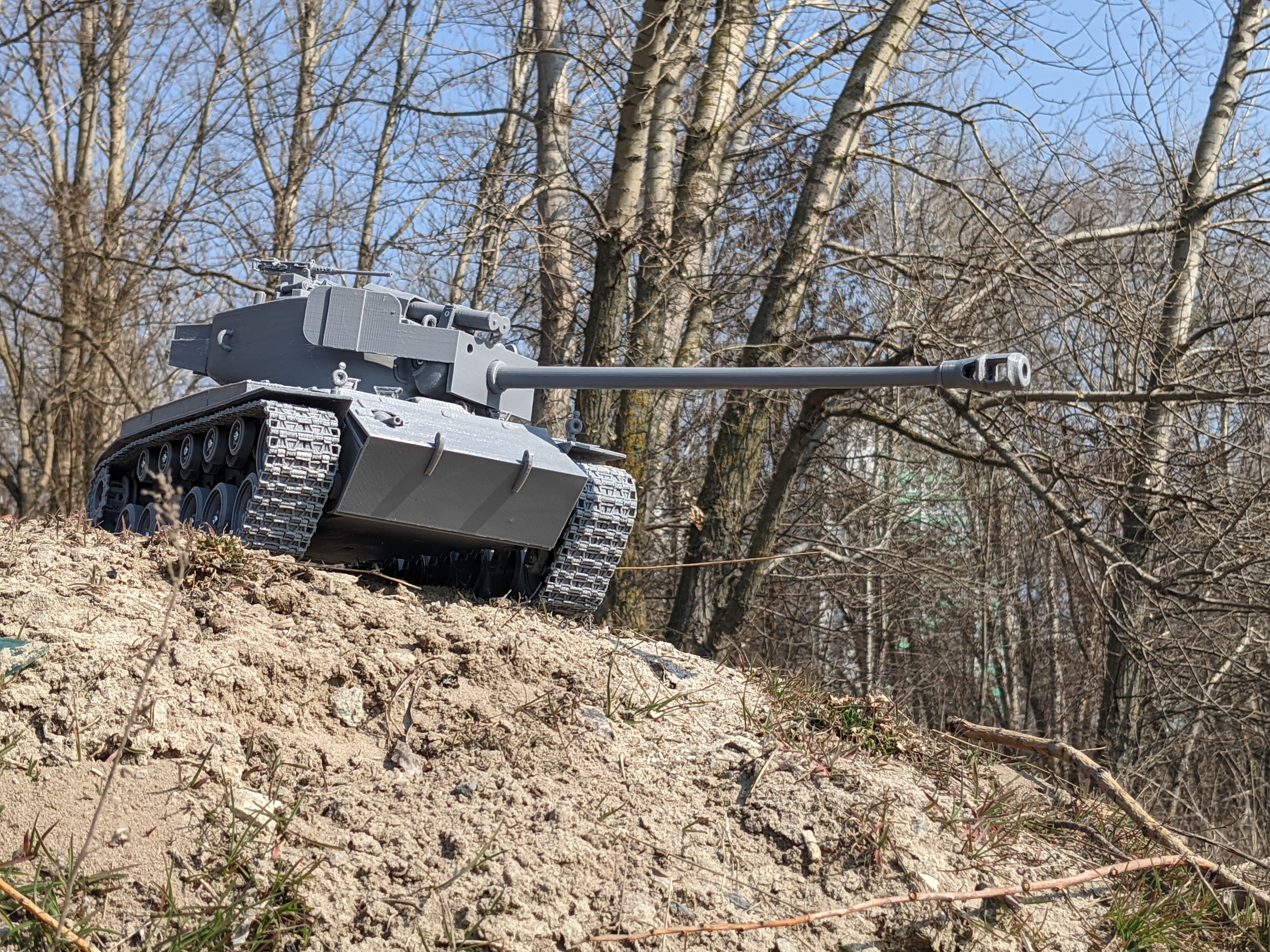 3D file T26E4 "Super Pershing" 🪖・3D print model to download・Cults