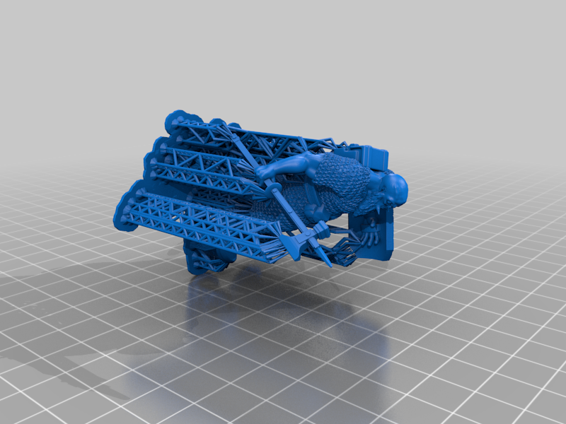 Free OBJ file 1-54 - Orc Soldier - Chainmail 1・Template to download and ...