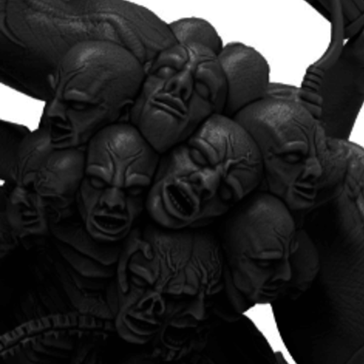 Download free OBJ file 1-54 - Demi Hecatoncheires • 3D printable design ...