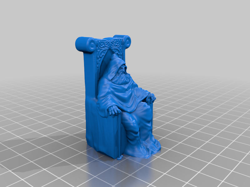 Free OBJ file 1-54 - The Ponderer・3D print model to download・Cults