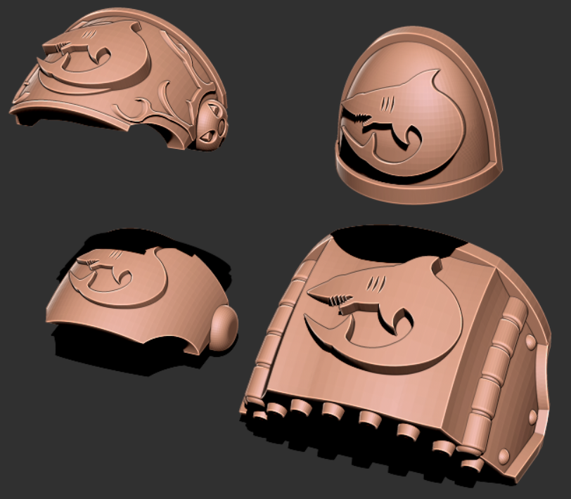 Free STL file Space Sharks - Marine Upgrade Pack 🛰・3D print design to ...