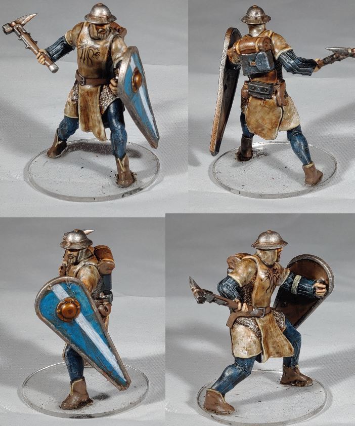 Free STL file 1-54 - Human Soldier - Warhammer / Shield・3D print model ...