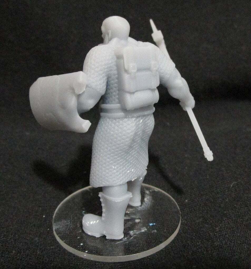 Free OBJ file 1-54 - Orc Soldier - Chainmail 1・Template to download and ...