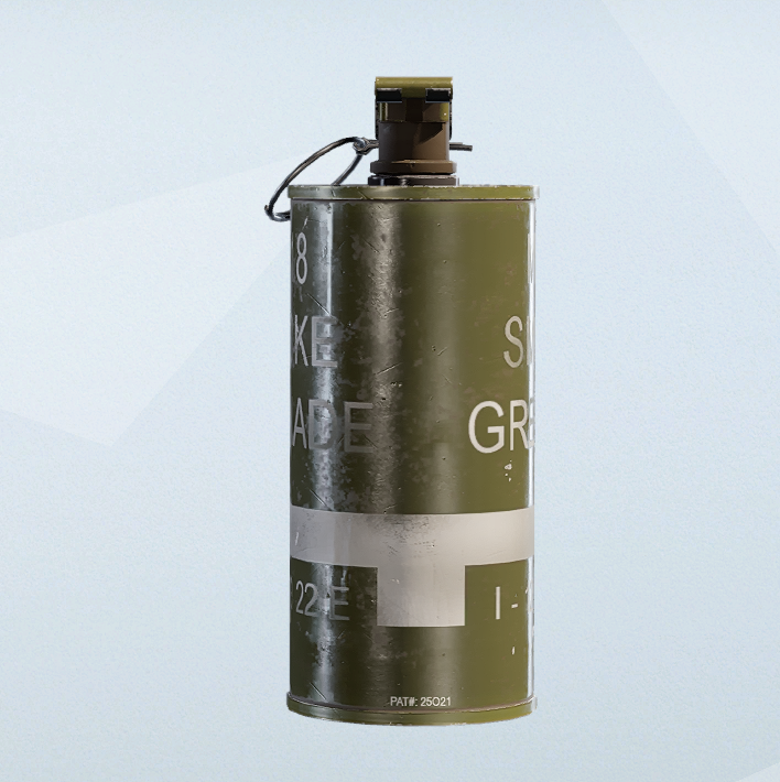 Archivo STL RAINBOW SIX SIEGE (GRANADA DE HUMO - SMOKE GRANADE)・Objeto ...