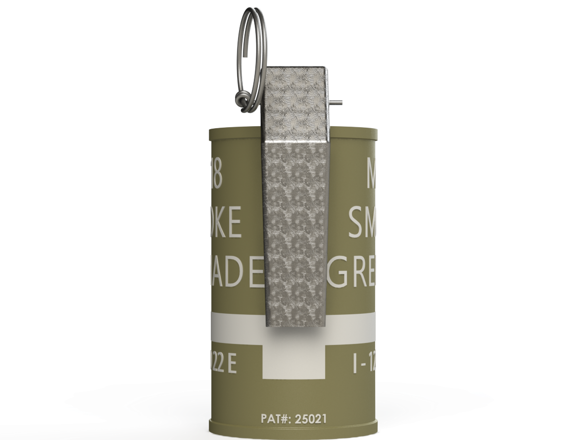 STL file RAINBOW SIX SIEGE (SMOKE GRENADE - SMOKE GRANADE) 🌈・Model to ...