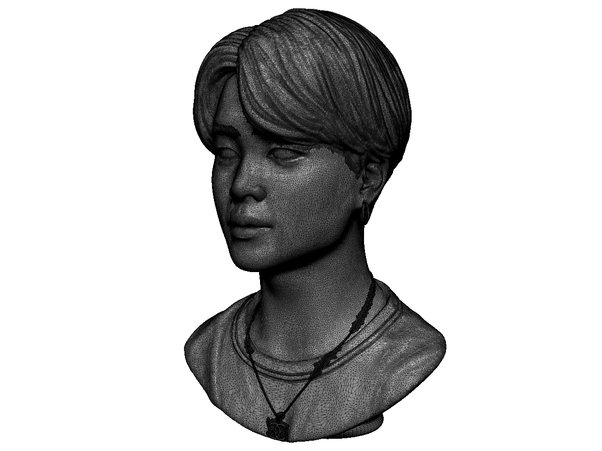 STL file BTS Jimin 🗿・3D printer design to download・Cults