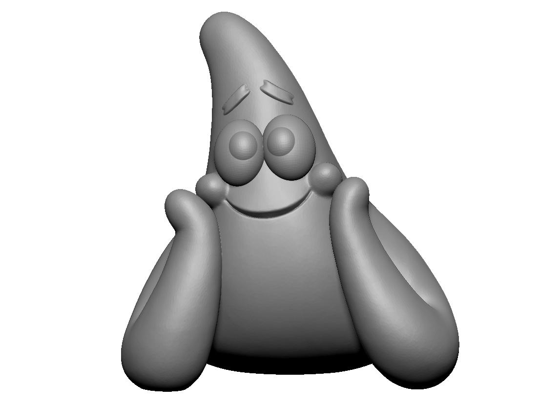 STL file Patrick Star from Spongebob Squarepants ⭐・3D printable model ...