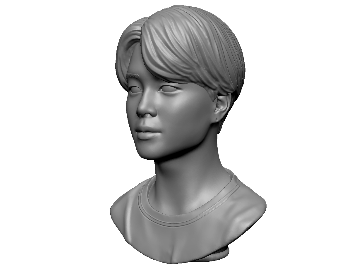 STL file BTS Jimin 🗿・3D printer design to download・Cults