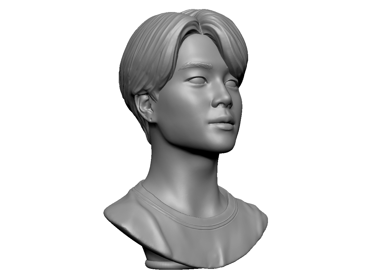 STL file BTS Jimin 🗿・3D printer design to download・Cults