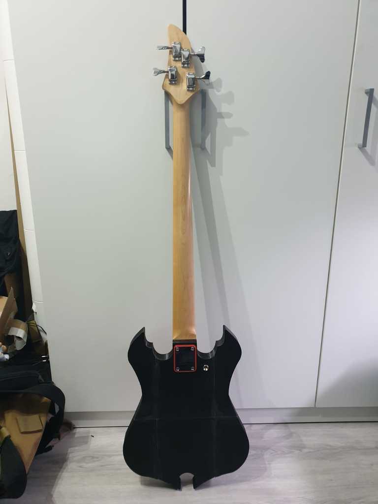 Free STL file Bass Guitar Body V2 🎸・3D printer model to download・Cults