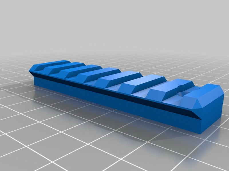 Free STL file Keymod Rails Segments 🔫・Template to download and 3D print ...