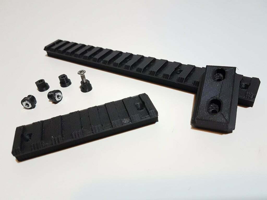 Free STL file Keymod Rails Segments 🔫・Template to download and 3D print ...