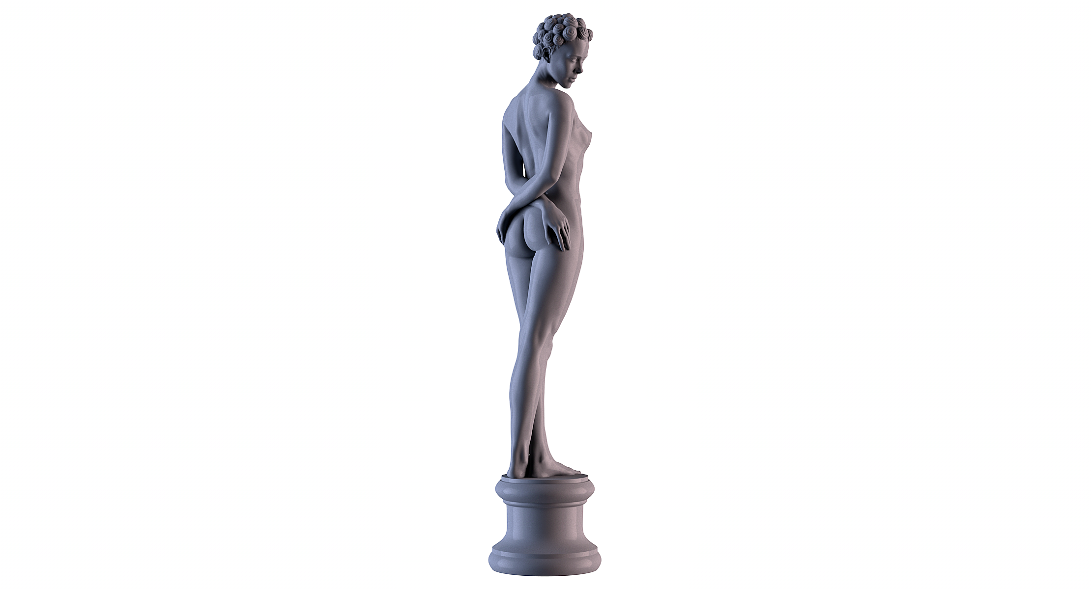 STL file Woman Statue 👩・3D print design to download・Cults