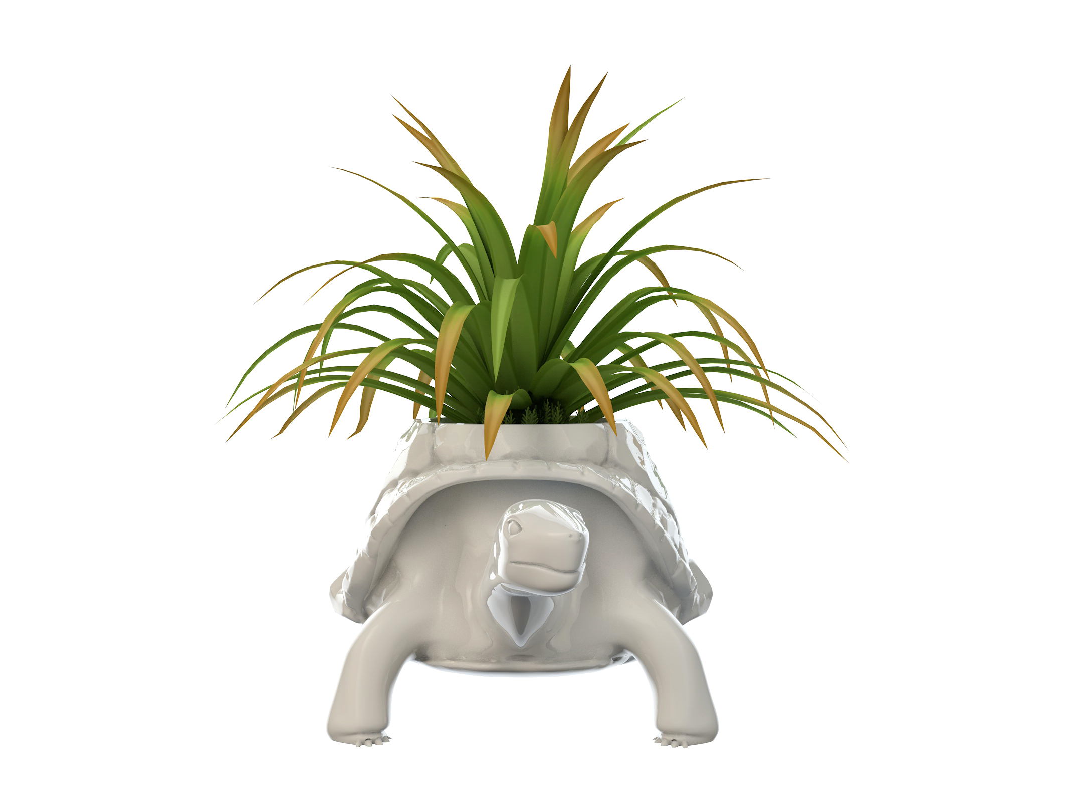 STL file Turtle Vase Plant・3D printable model to download・Cults