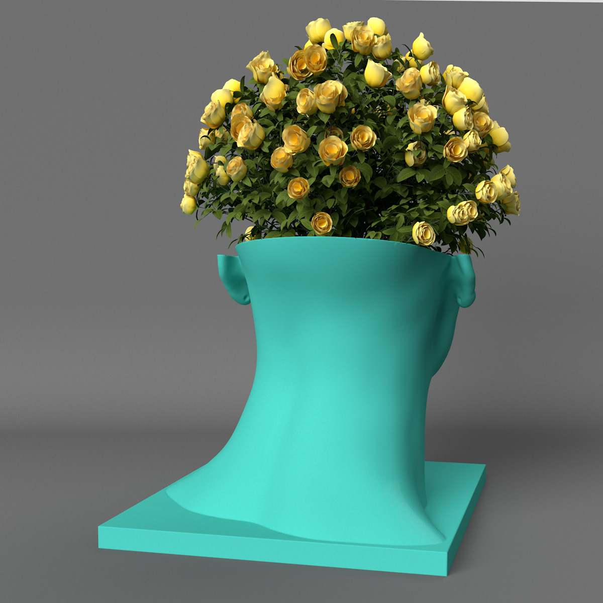 Download OBJ file Head Woman Vase • Object to 3D print ・ Cults