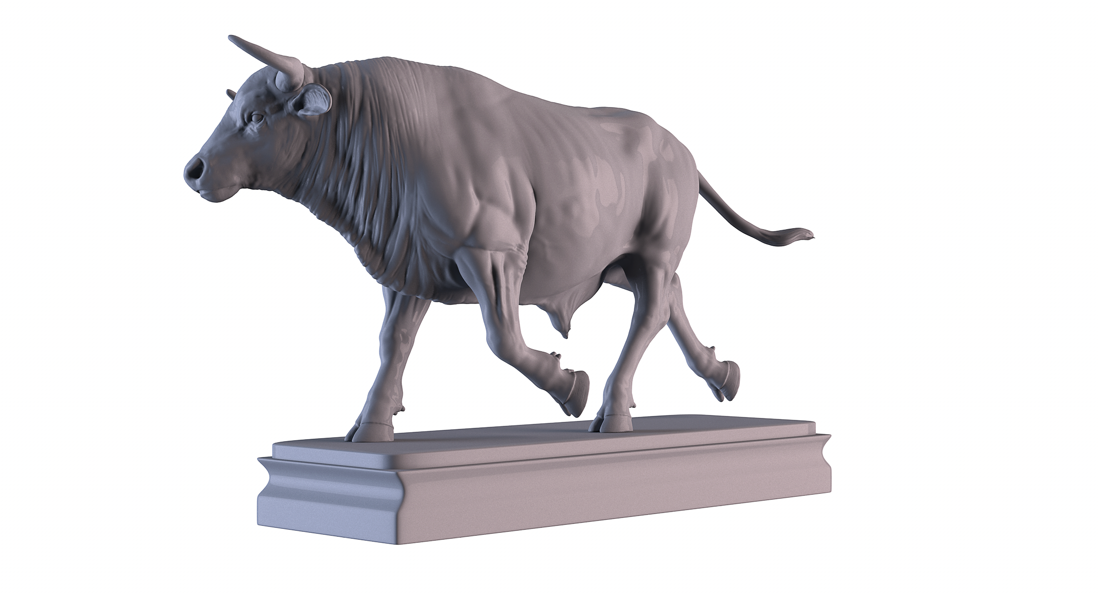 STL file Bull 🐂・3D printable design to download・Cults