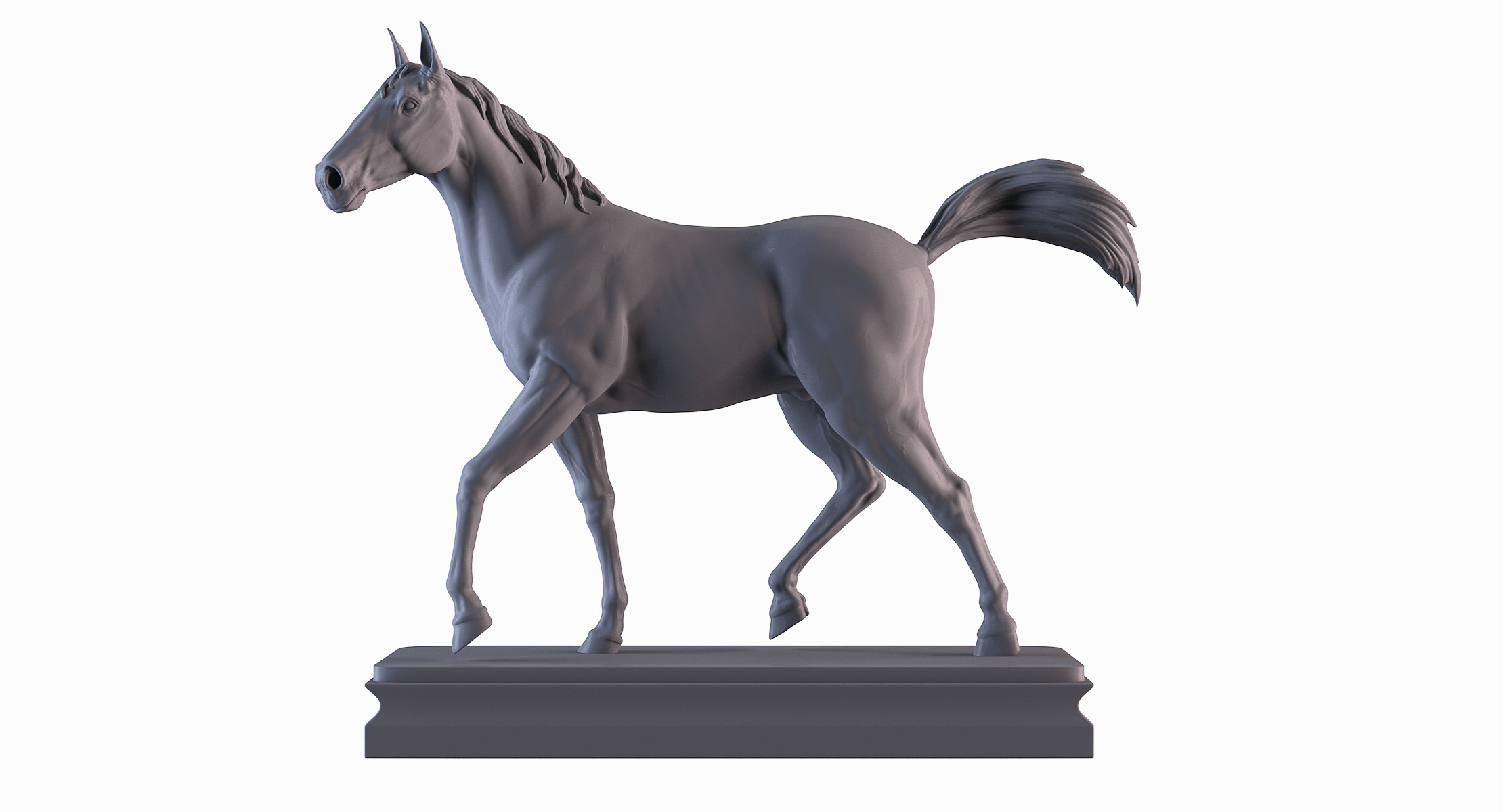 Archivo STL Caballo・Objeto imprimible en 3D para descargar・Cults