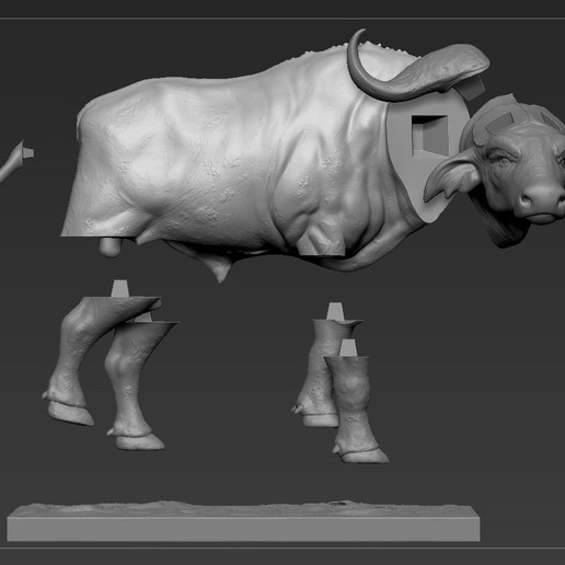 Download STL files Buffalo ・ Cults