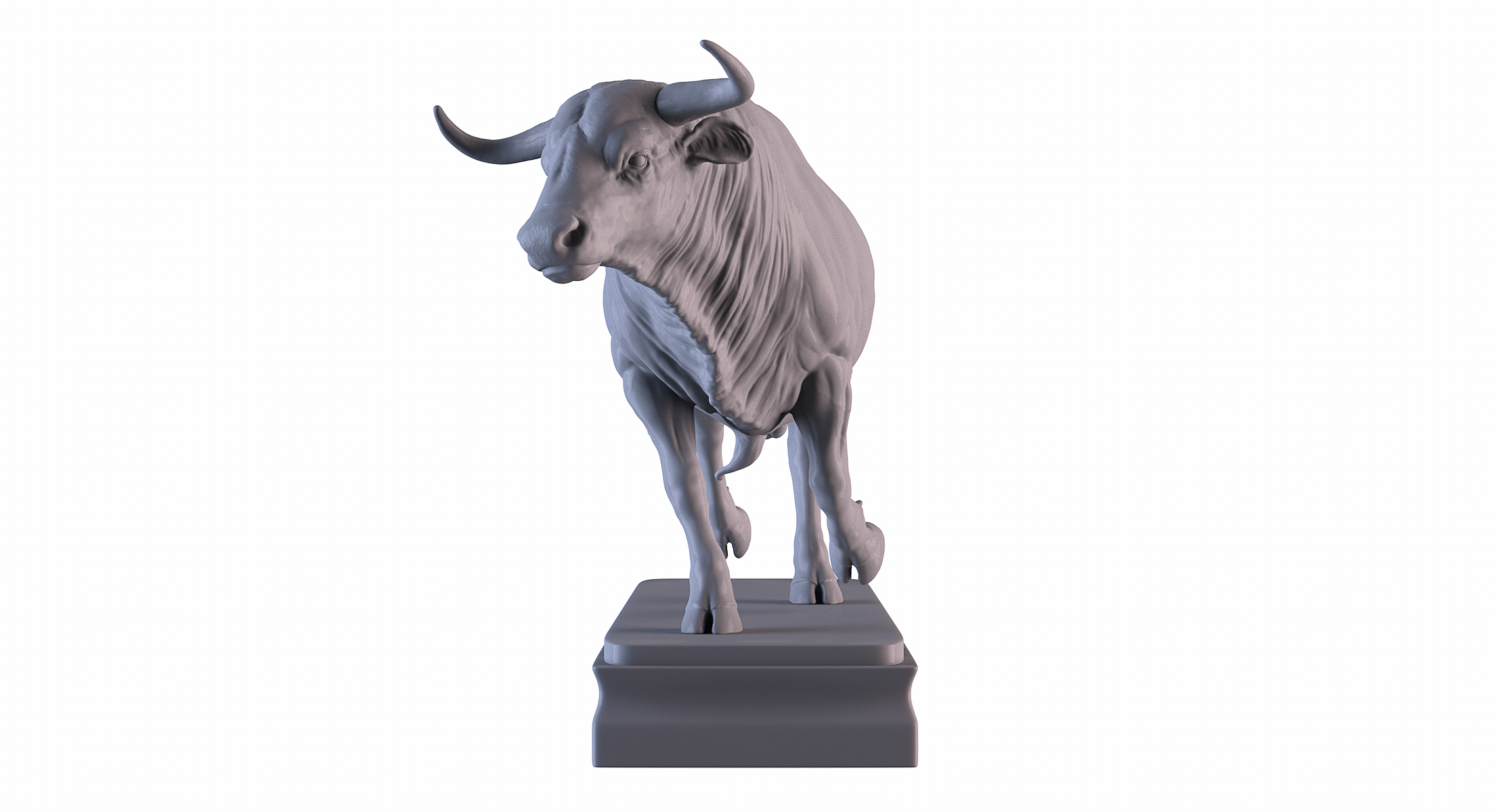 STL file Bull 🐂・3D printable design to download・Cults
