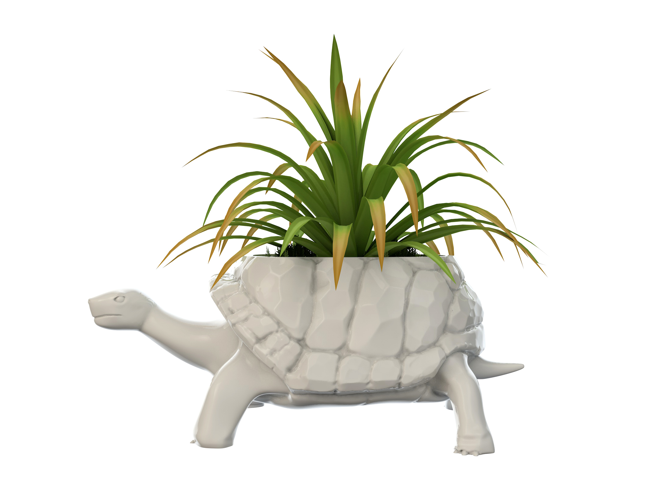 STL file Turtle Vase Plant・3D printable model to download・Cults