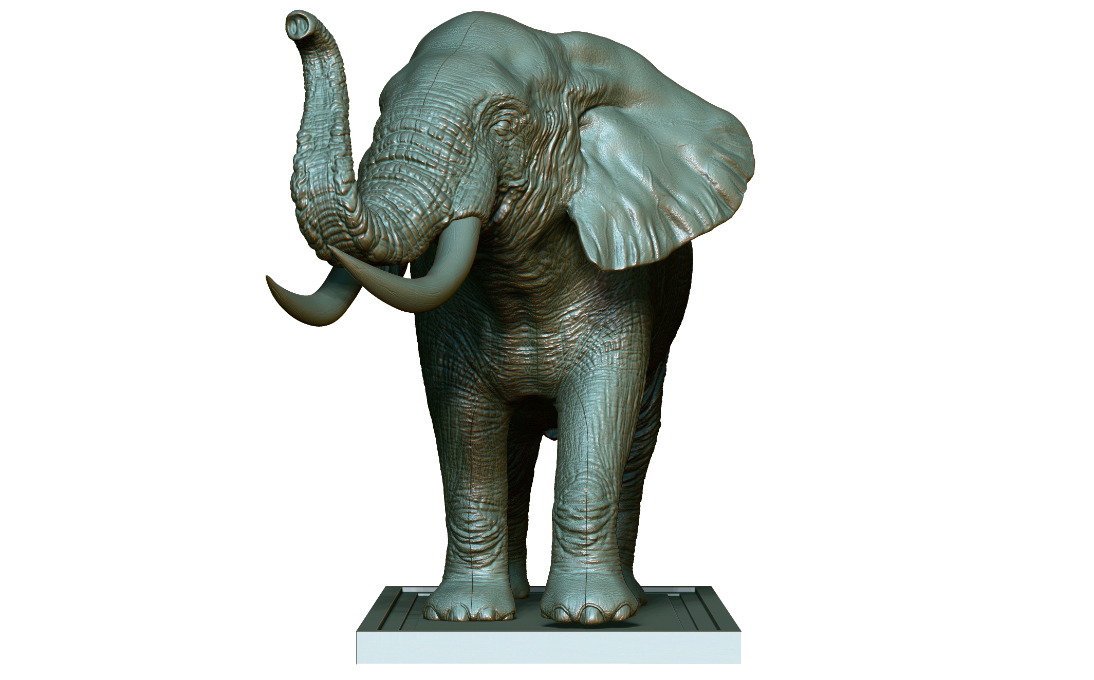 STL file Elephant 🐘・3D printer design to download・Cults