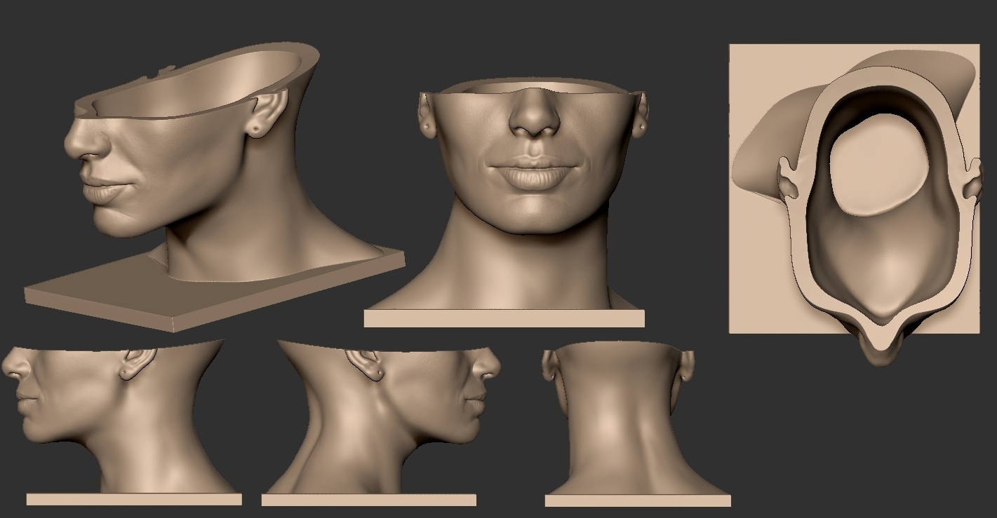 Download OBJ file Head Woman Vase • Object to 3D print ・ Cults