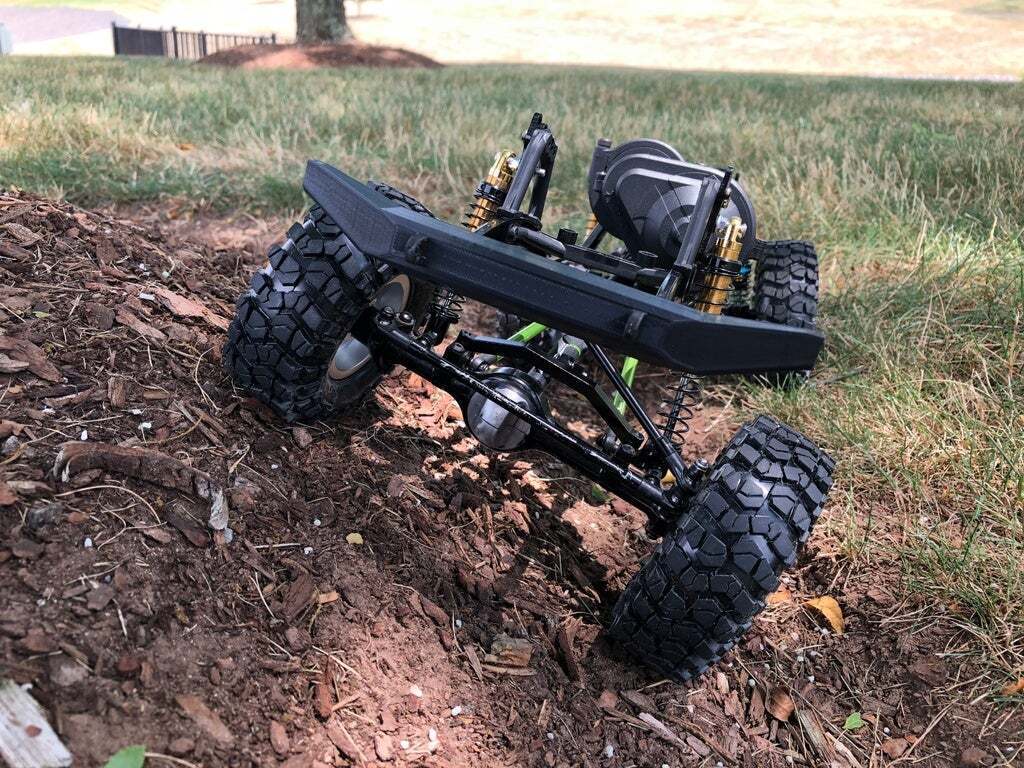 Free STL file "Rock Smasher" Front Bumper for RC Crawlers 🪨・3D printing ...