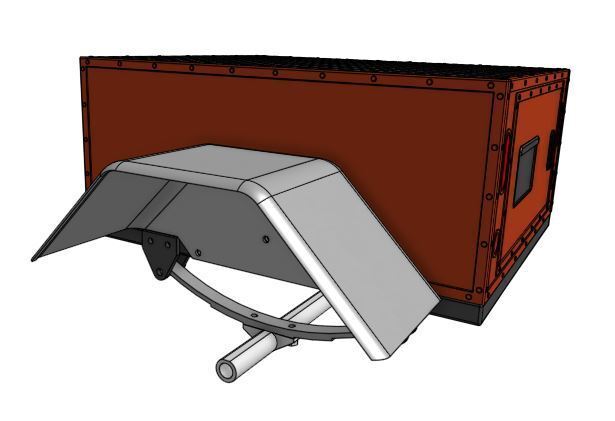 Free STL file GH Scaler Trailer - Square Fenders 🚐・3D printing idea to ...