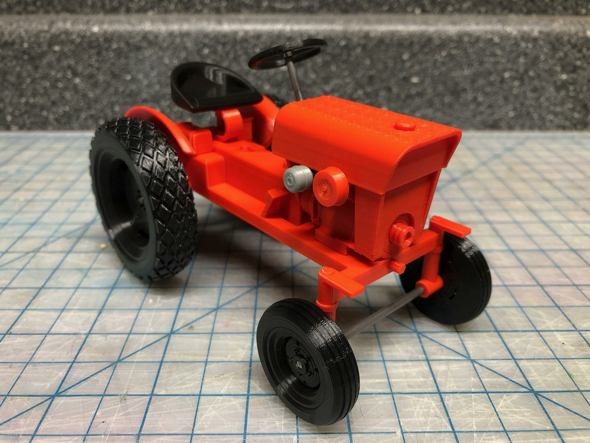 STL file GT14 Scale Garden Tractor Model 🚜・3D printer design to ...