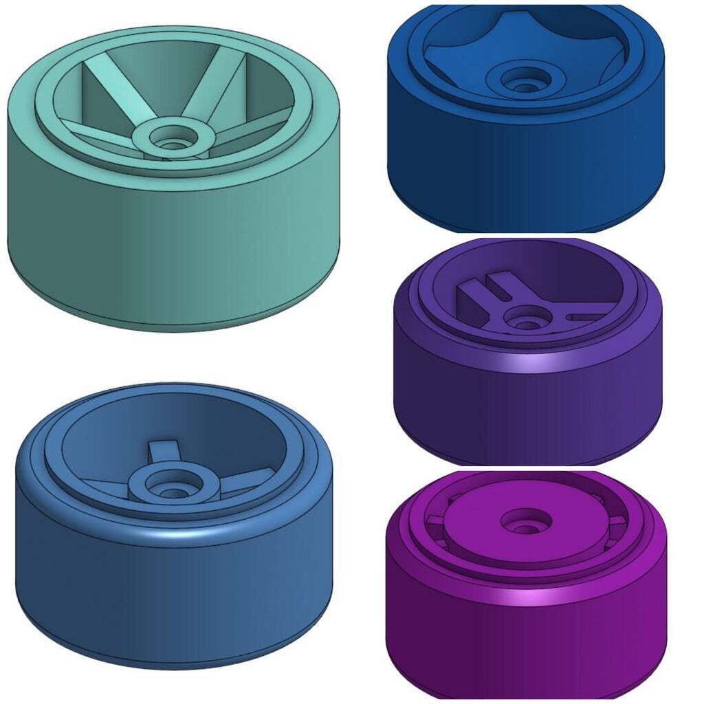 Free STL file Wheels for 1:64 Hotwheels and Diecast - Medium・3D ...