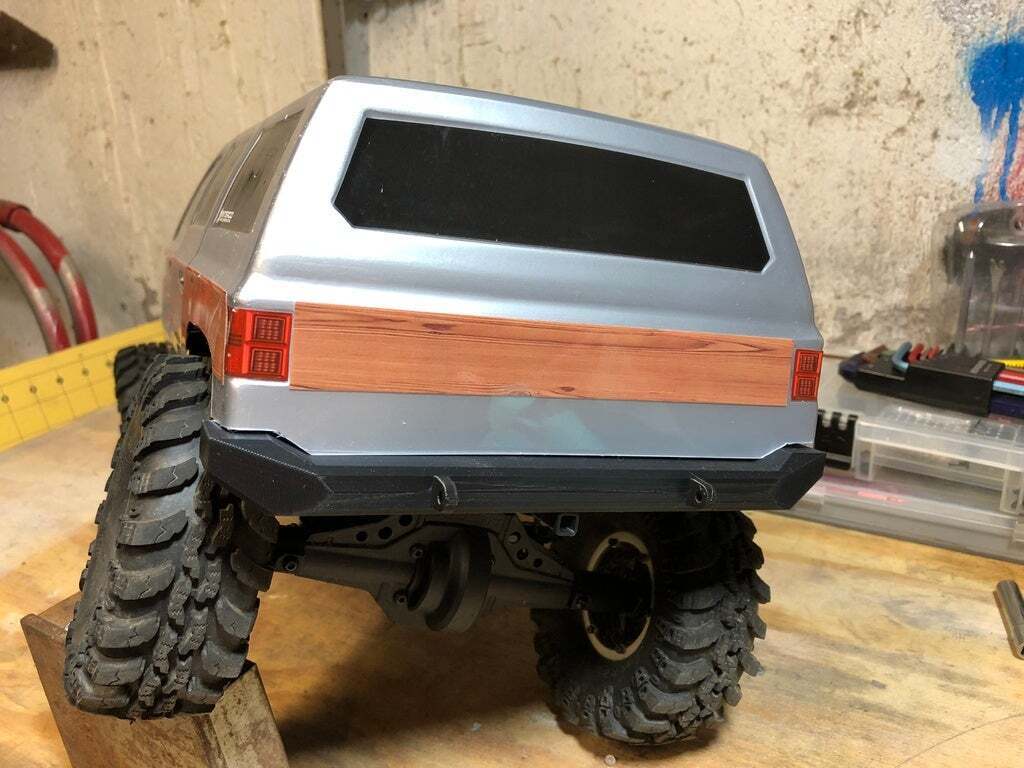 Free STL file "Rock Smasher" Rear Bumper for RC Crawlers・Template to ...