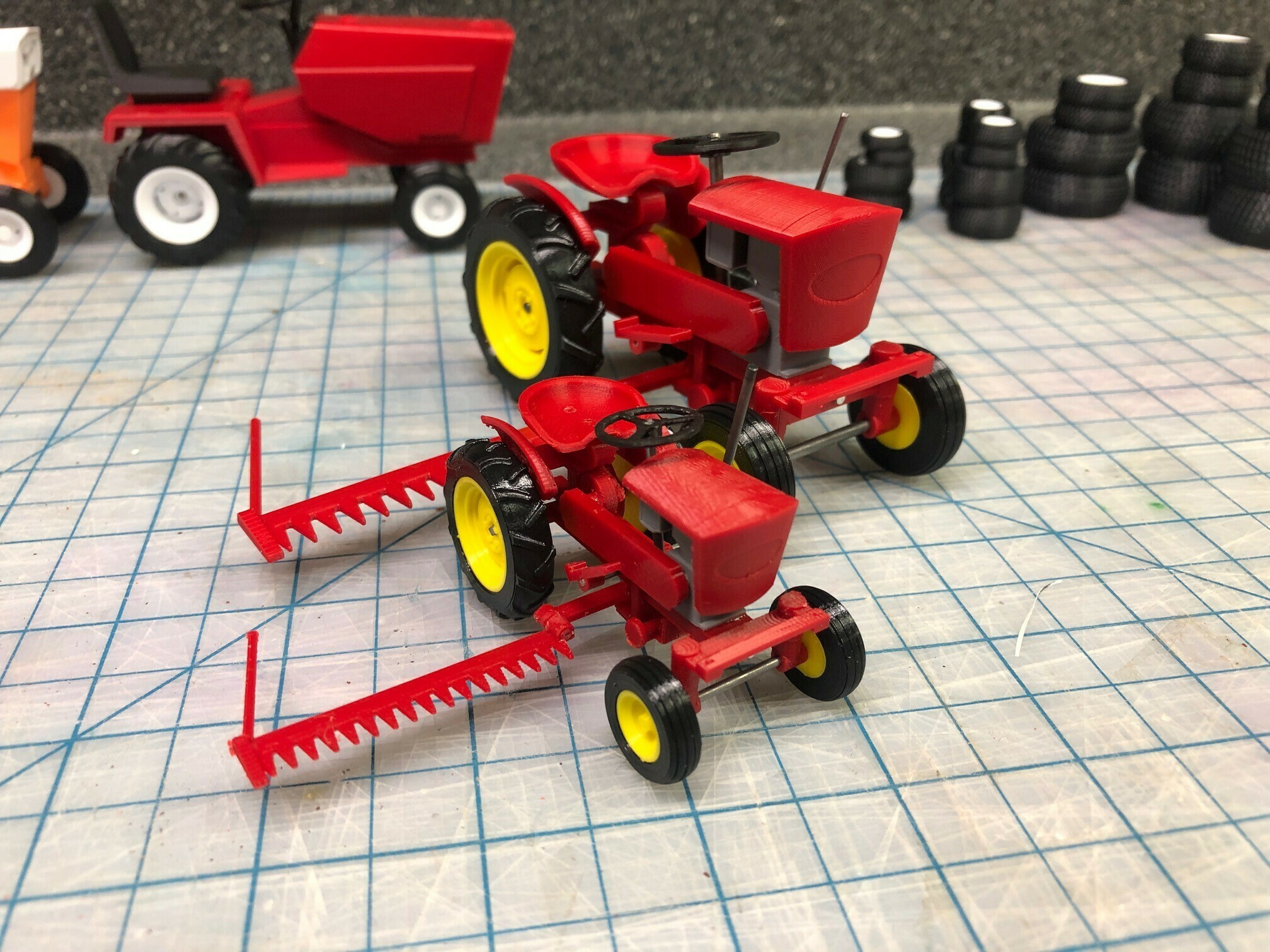Free STL file 1/25 Sickle Mower for GT12・3D printing model to download ...