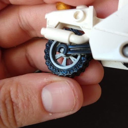 Download STL file LEGO Motorcycle Wheel • 3D printing object ・ Cults