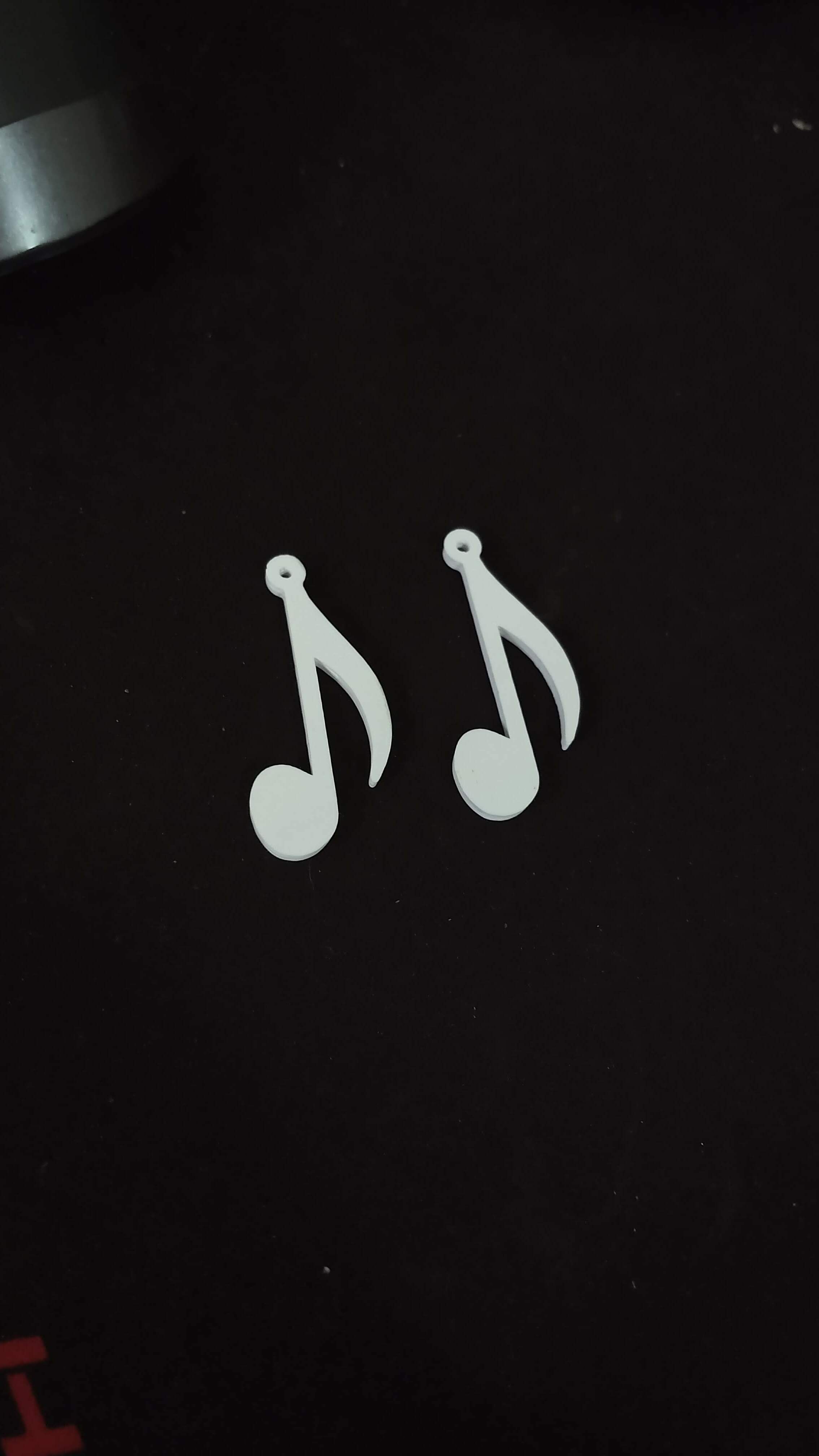 STL file MUSICAL NOTE EIGHTH NOTE HOOPS・3D printer design to download・Cults